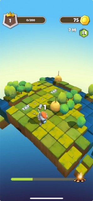 俺より弱いやつに会いに行く。タップでジグザグに走り、道中の自分より弱い敵だけをなぎ倒して進むカジュアルゲーム「Slashy Knight ...